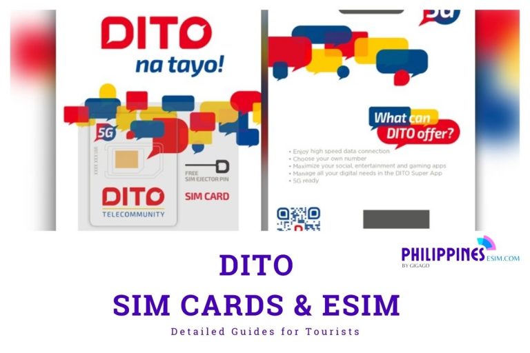 DITO SIM Cards and eSIM for Tourists in